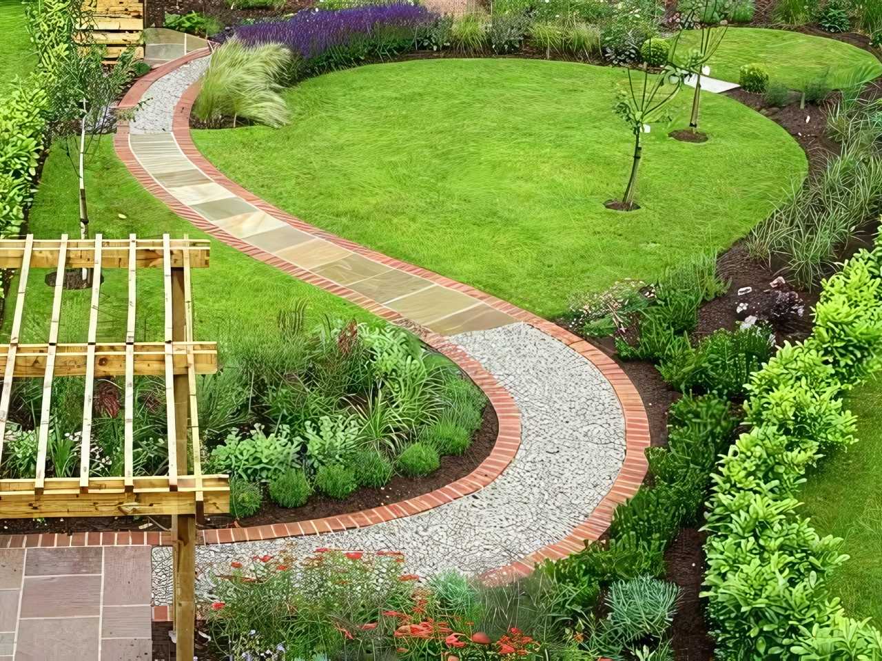 10 Simple Garden Path Ideas | AV Landscaping UAE
