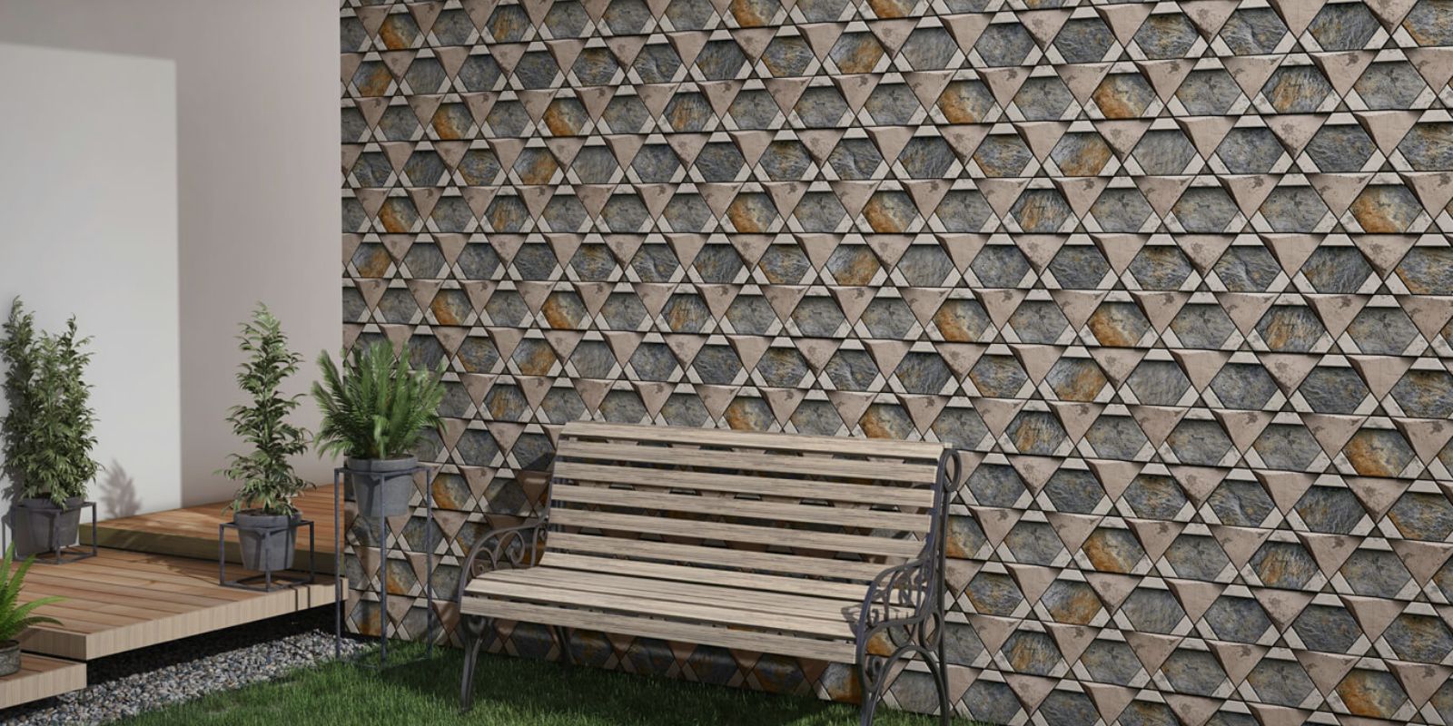 6 Incredible Outdoor Wall Tiles Design Ideas | AV Landscaping UAE
