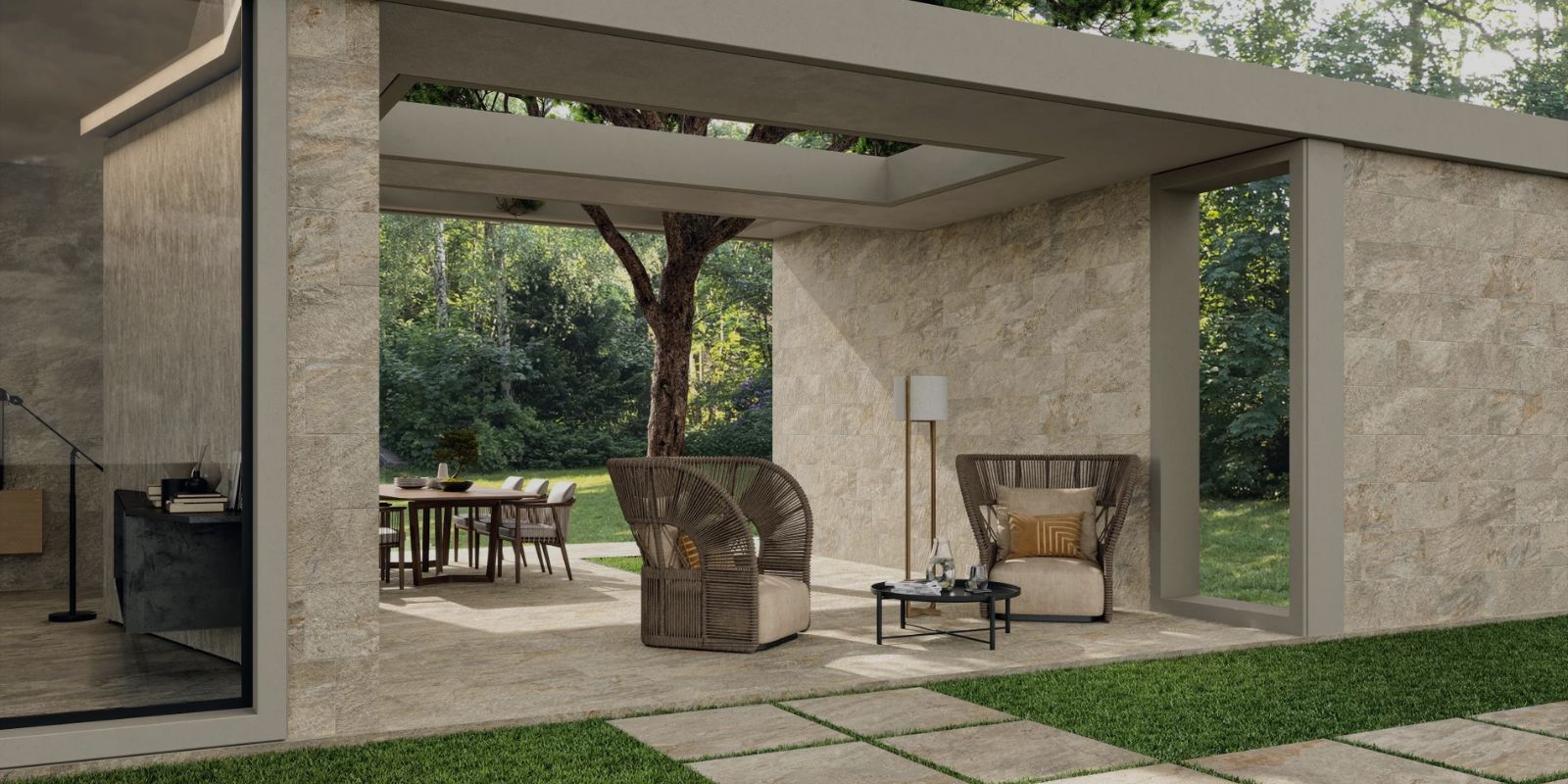 6 Incredible Outdoor Wall Tiles Design Ideas | AV Landscaping UAE