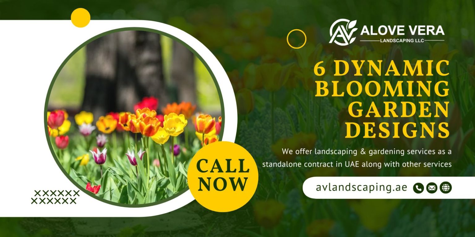 6 Dynamic Blooming Garden Designs In Dubai | AV Landscaping UAE
