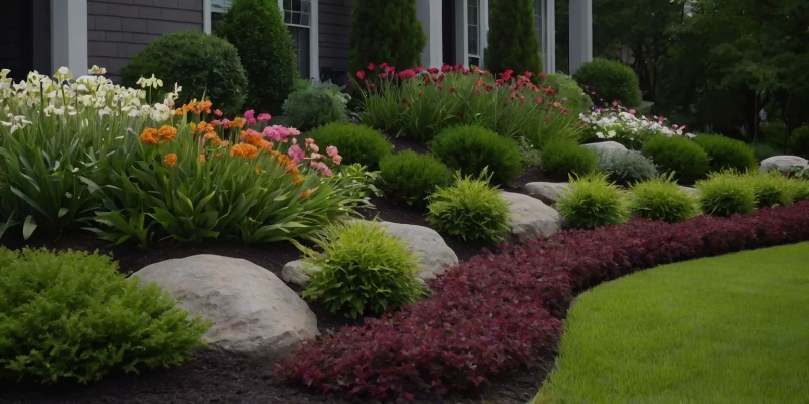 Top 3 Amazing Front Flower Bed Ideas For Garden | AV Landscaping UAE