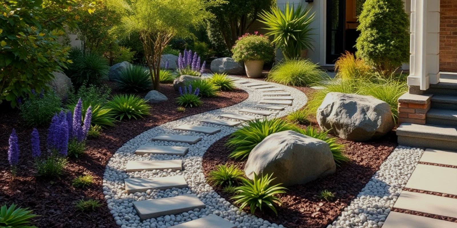 Top 3 Amazing Front Flower Bed Ideas For Garden | AV Landscaping UAE