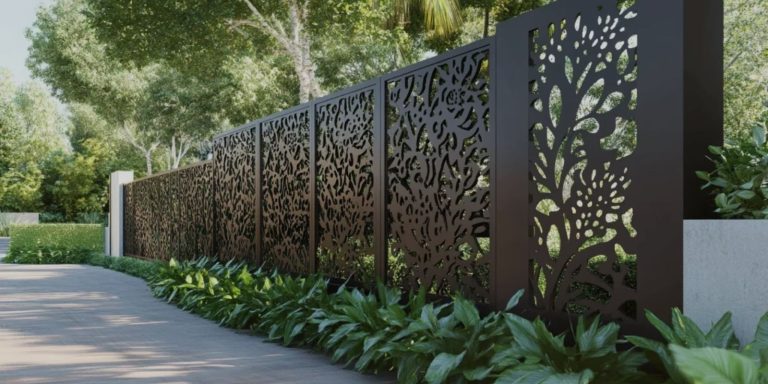 Top 6 Unique Outdoor Boundary Wall Design Ideas | AV Landscaping UAE