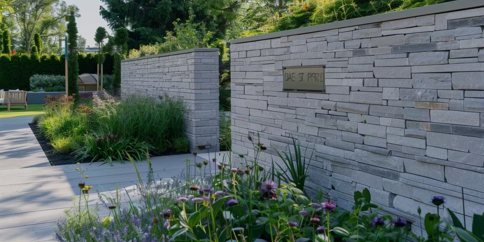Top 6 Unique Outdoor Boundary Wall Design Ideas | AV Landscaping UAE
