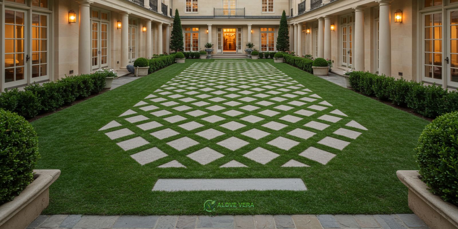 7 Trending Lawn Mowing Patterns For Luxury UAE Lawns | AV Landscaping UAE