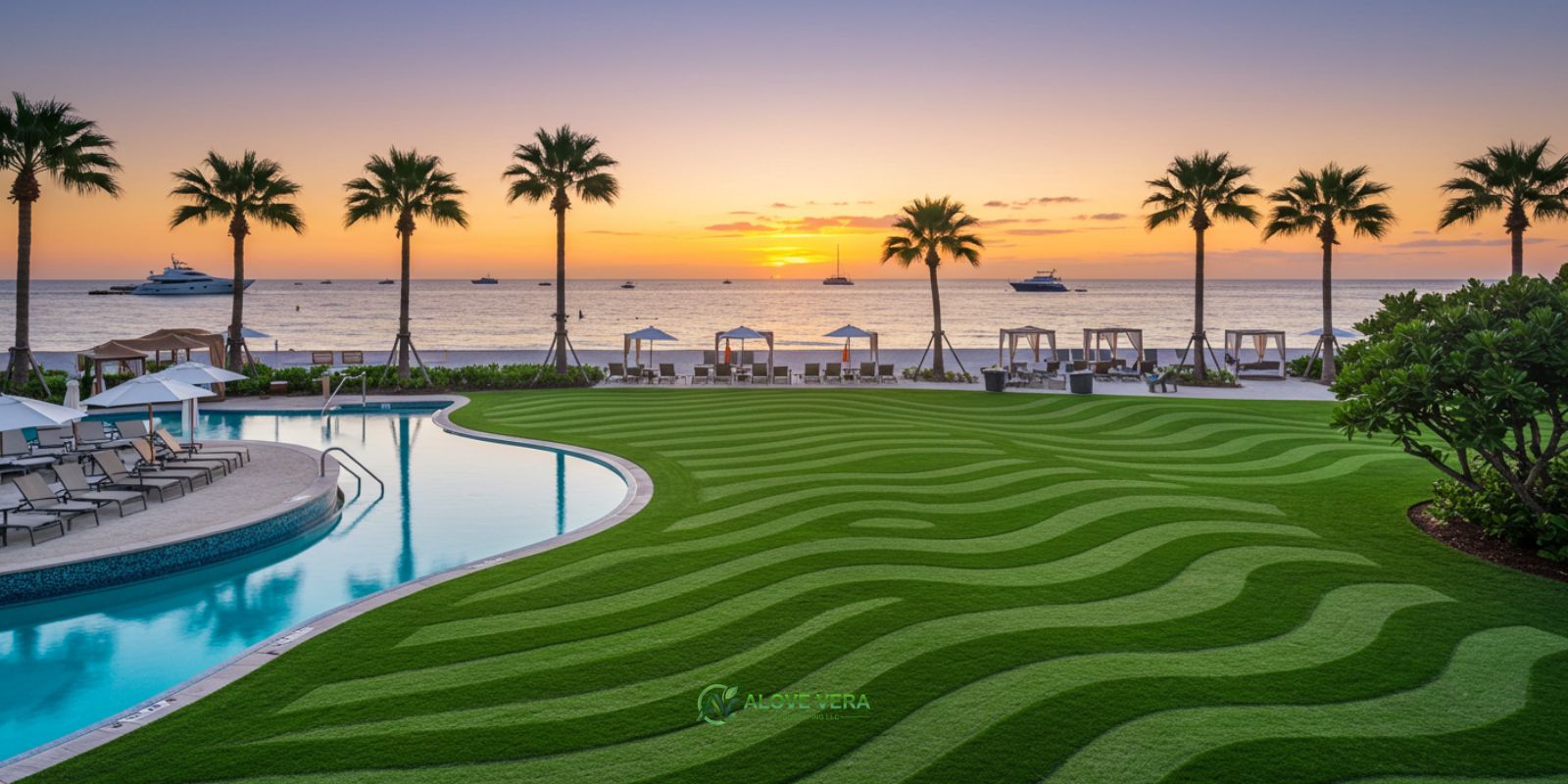 7 Trending Lawn Mowing Patterns For Luxury UAE Lawns | AV Landscaping UAE