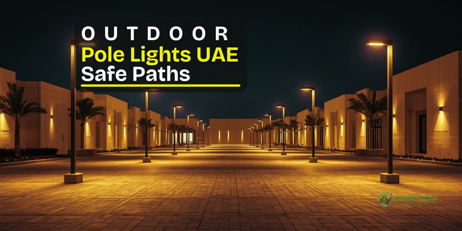 Outdoor Pole Lights UAE — Safe Paths, Low‑Glare, Low‑Energy