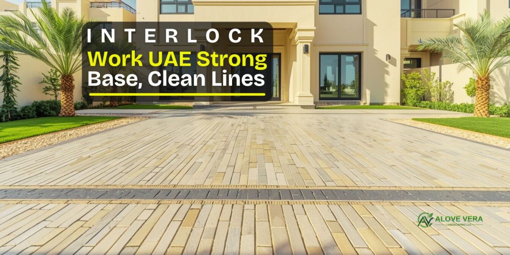Interlock Work UAE — Strong Base, Clean Lines, Fast Drainage